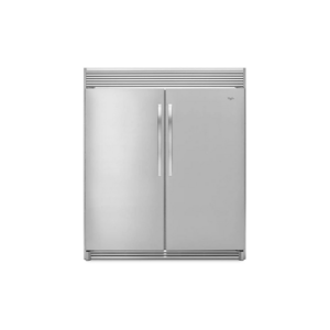 Refrigerador Whirlpool 18p3 – WSR57R18DM – Freezer WSZ57L18DM – Trim ...