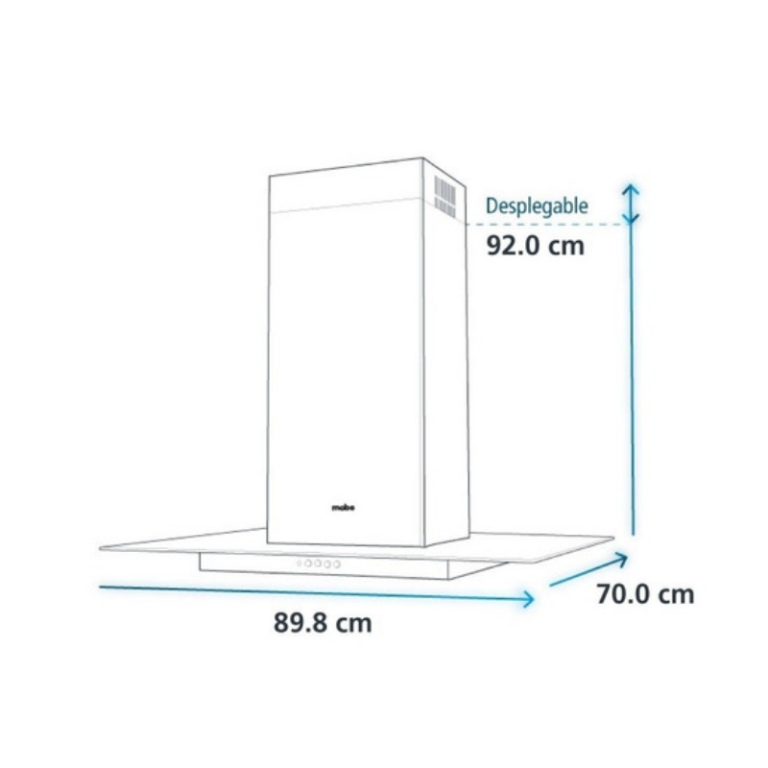 Isle hood stainless steel Mabe 90 cm – CM9018I2I – El Tio Sam Puerto ...