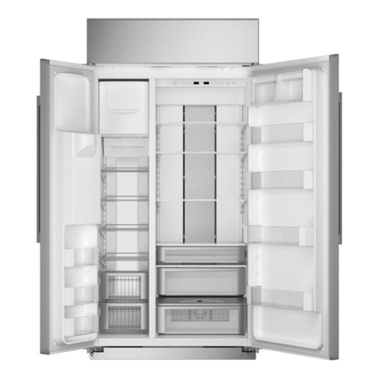 Refrigerator Monogram 42″ built in side by side – ZISB420DNII – Tio Sam ...