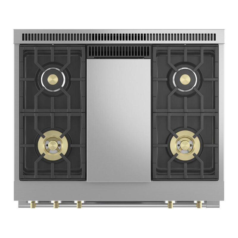 Dual fuel professional range with 6 Burners Monogram – ZDP366NTSS – El ...