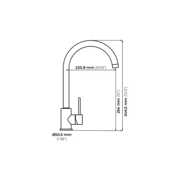 Eclipse stainless steel kitchen faucet – EA-23 – El Tio Sam Puerto ...