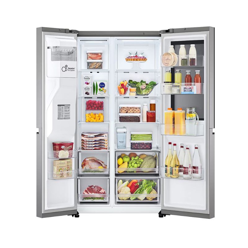 Refrigerator LG Side by Side Duplex – VS27GNIP – Instaview 27 Cubic ...