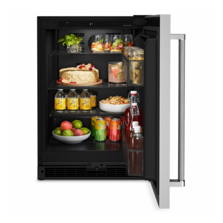 Frigobar 5p3 24" acero inoxidable KitchenAid - KURR114KSB - El Tio Sam ...