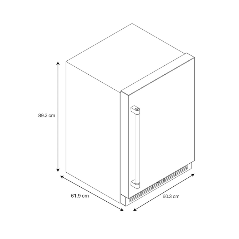 Frigobar 5p3 24" acero inoxidable KitchenAid - KURR114KSB - El Tio Sam ...