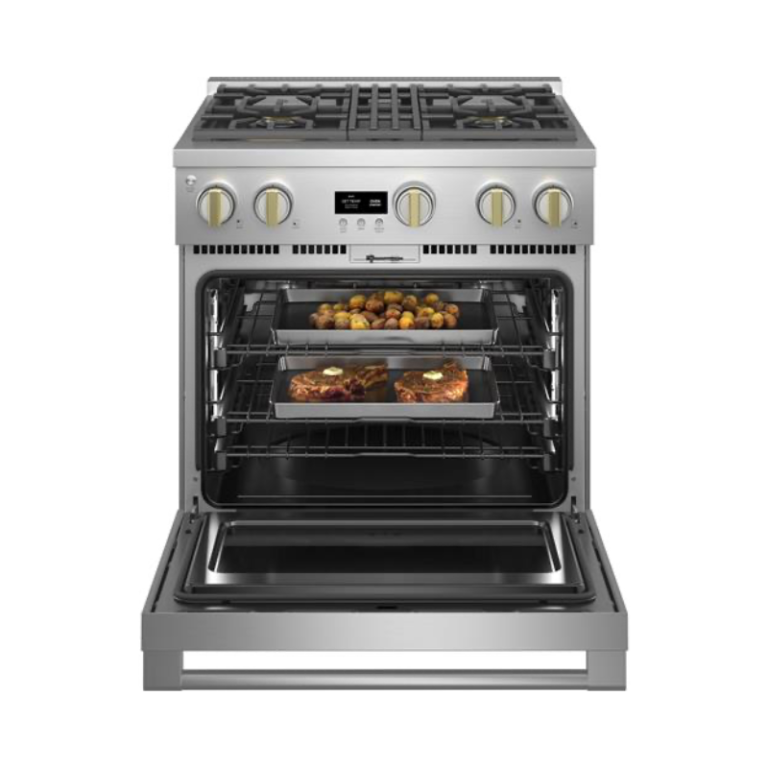 Estufa profesional con 4 quemadores Monogram - ZDP304NTSS ...