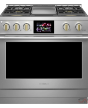 Estufa profesional con 6 quemadores Monogram - ZDP366NTSS ...