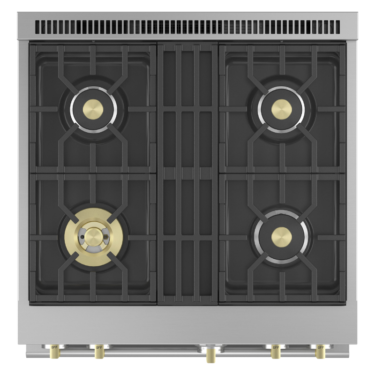 Estufa de gas con 4 quemadores Monogram - ZGP304NTSS - Gas range - El ...