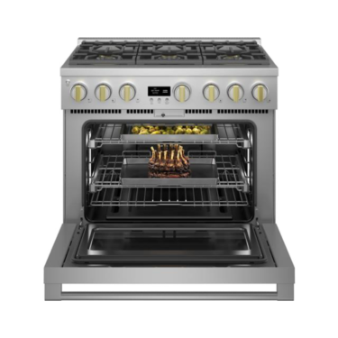 Estufa de gas con 6 quemadores Monogram - ZGP366NTSS - Gas range - El ...