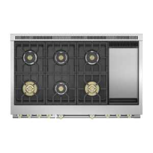 Estufa de gas con 6 quemadores Monogram - ZGP486NDTSS - Professional ...