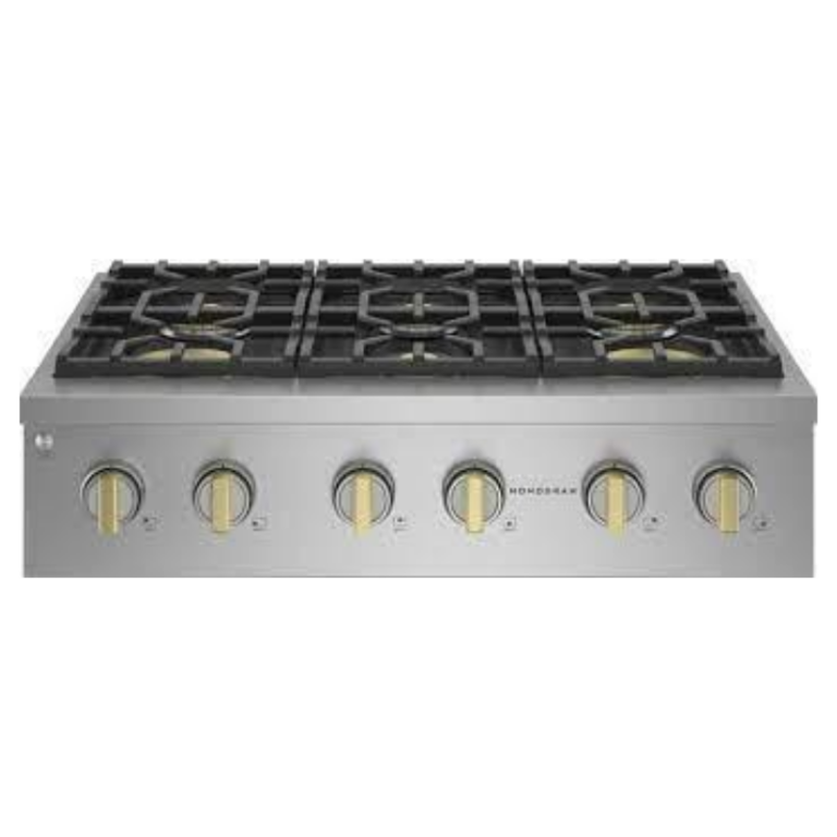 Parrilla empotrable 6 quemadores Monogram - ZGU366NTSS - Gas cooktop ...