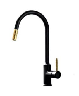 Mezcladora extraible Eclipse negra - EC-108 - EC-108 NG PVD - kitchen ...