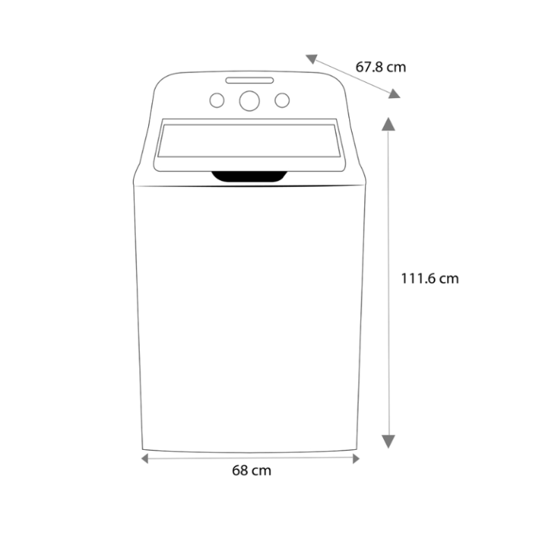 Lavadora Blanca Mabe 18 kg - LMA78113CBAB0 - Washer - El Tio Sam Puerto ...