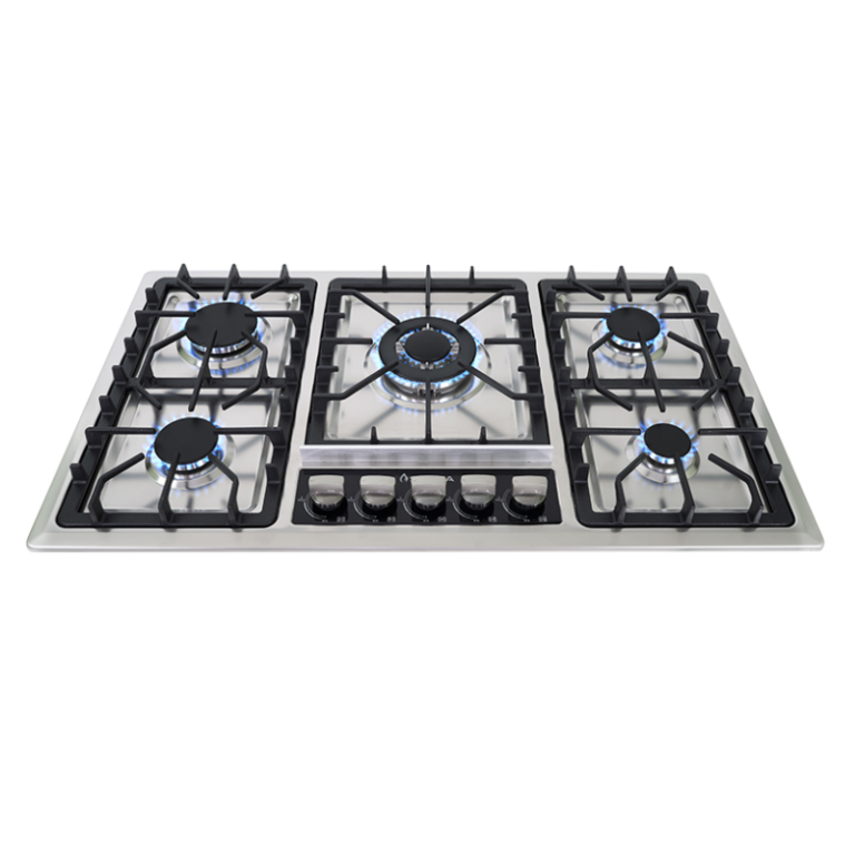 Parrilla gas 5 quemadores 87 cm Supra - 5Q-ES-87 - gas cooktop - El Tio ...