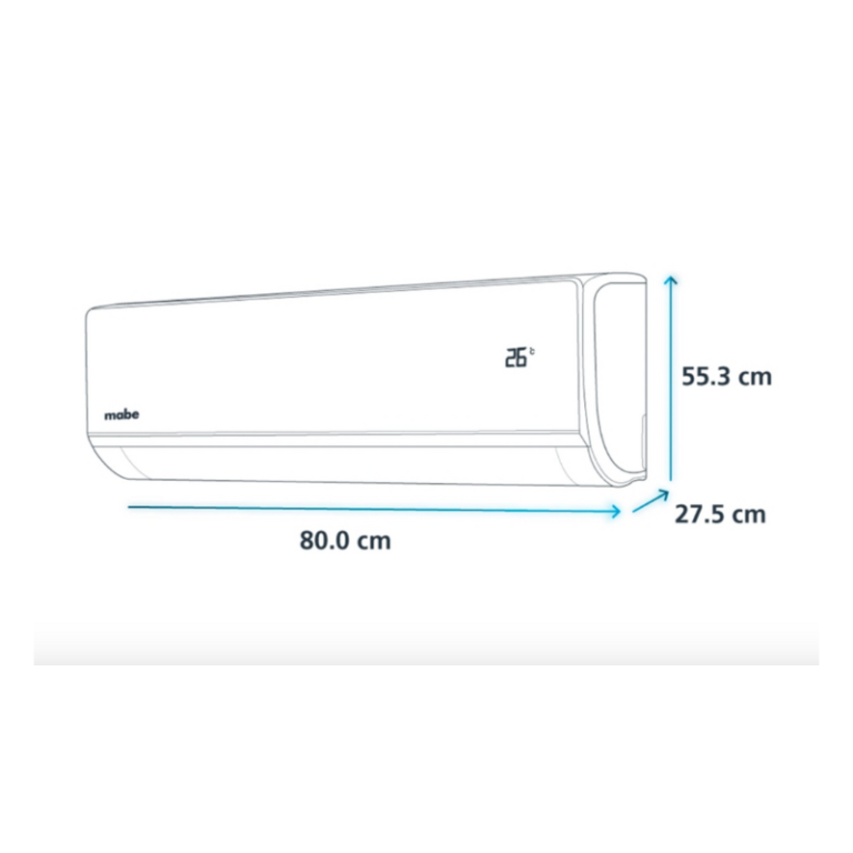 Minisplit Mabe Inverter 1 Tonelada 220V - MMI12CDBWCA32ME1 - El Tio Sam ...