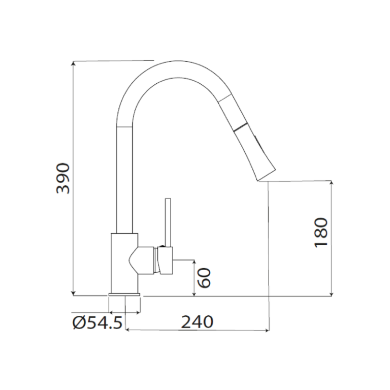 Mezcladora acero inoxidable EB - EB-1011 - Kitchen faucet - El Tio Sam Puerto Vallarta - El Tío ...