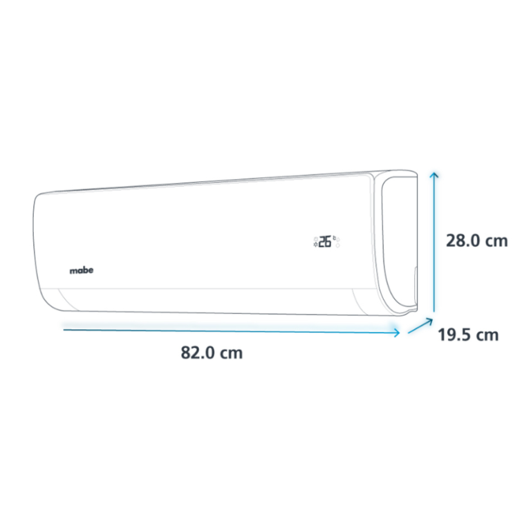 Aire acondicionado Minisplit 1 tonelada Mabe - MMT12CABWCAME2 - El Tio ...