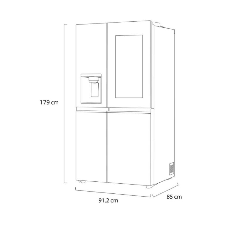 Refrigerador LG Duplex Side by Side - VS27GNIP - Instaview 27 Pies Cubicos - El Tio Sam Puerto ...